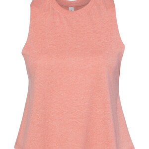 Blank Crop Tanks, Blank Bella Canvas 6682 Tank Crop, Jersey Racerback ...