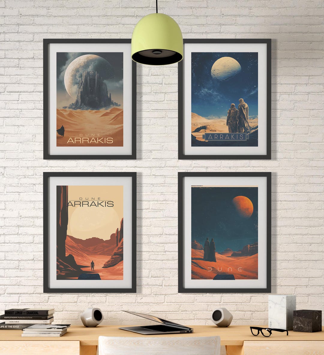 Arrakis 4 Travel Posters on the Planet Dune, Its Desert and Its Fremen ...