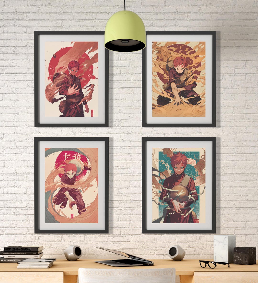 Gaara 4 Posters on the Famous Ninja From the Naruto Manga - Etsy