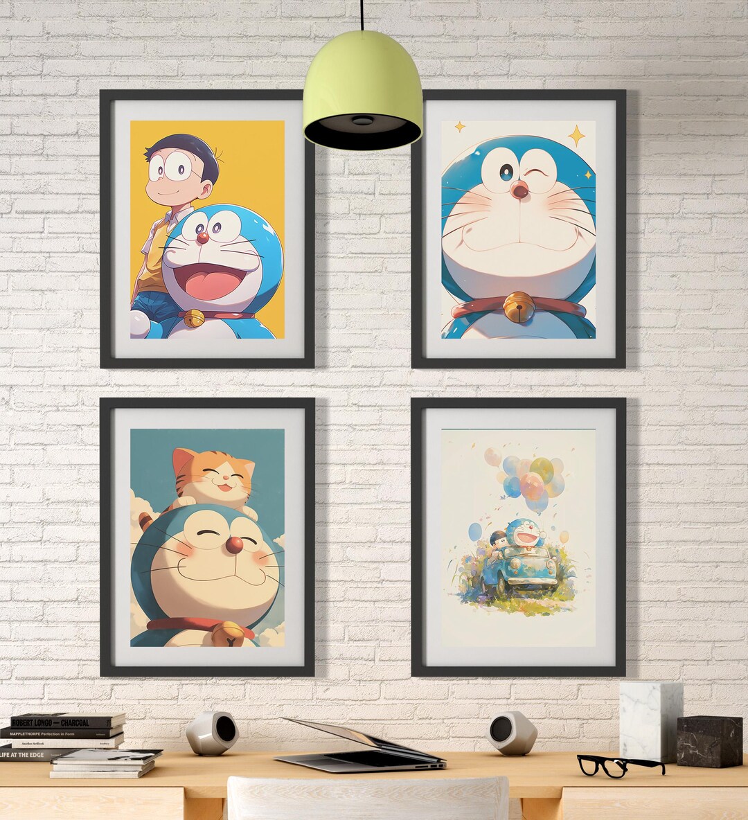 Doraemon 4 Posters on the Famous Manga of the Robot Cat - Etsy