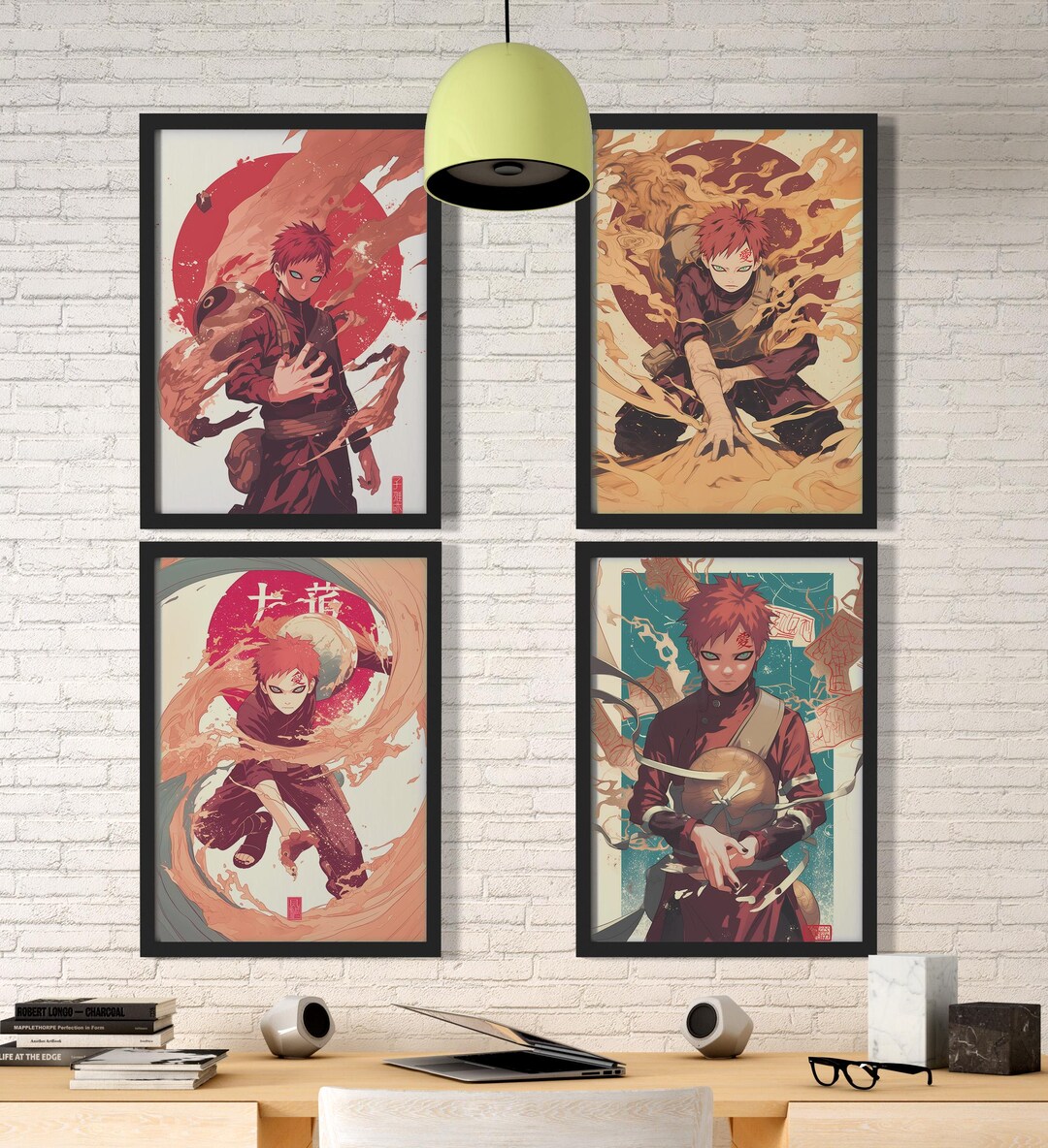 Gaara 4 Posters on the Famous Ninja From the Naruto Manga - Etsy UK