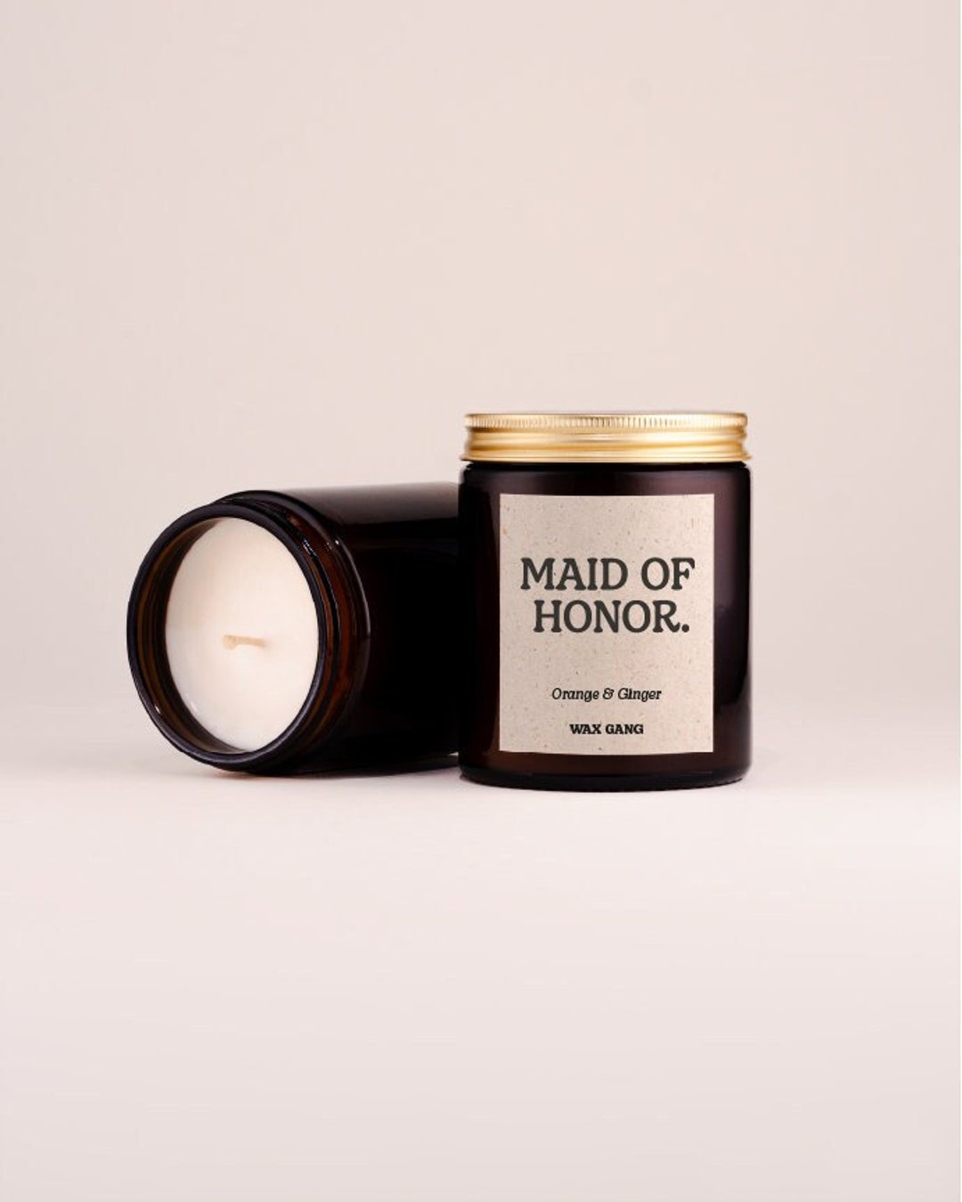 Scented Candle With Saying: Maid of Honor. Candle With Funny Text as a ...