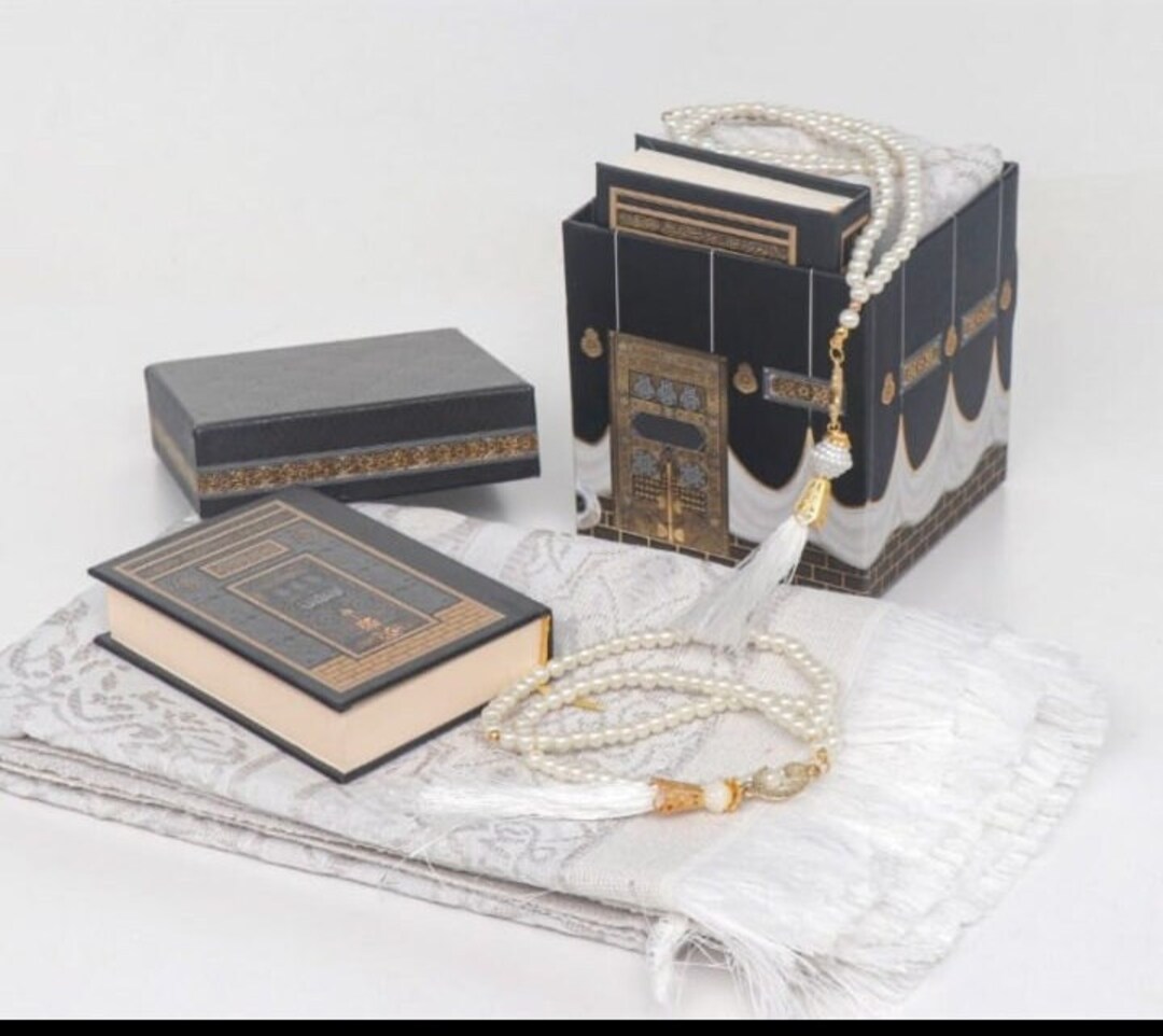 Kaba Cover Box Prayer Rug Set I Mothers Days Gift I Eid Favors I Gift ...