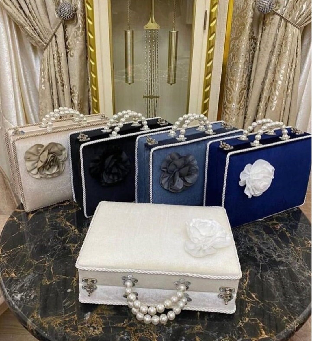 Dowry Chest Set 25x30 Cm I Prayer Rug Set I Prayer Mat Set I Islamic ...