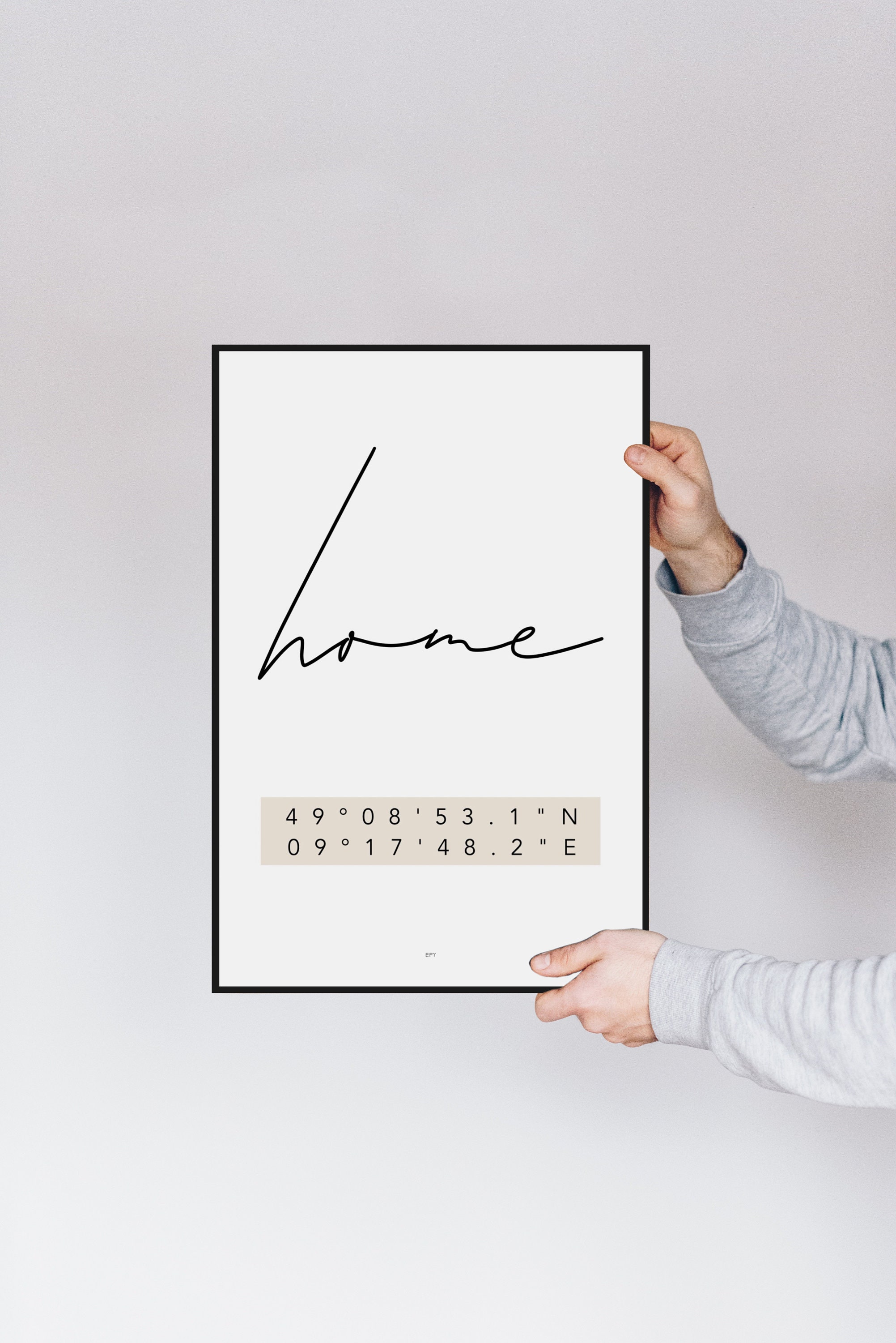 Personalized Poster Coordinates Poster Home Move-in Gift - Etsy