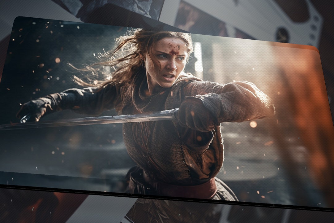 MTG Commander Playmat Human Paladin Soldier/magic Zone Command Playmat ...