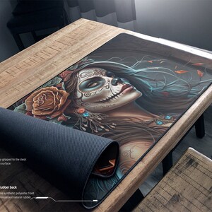 Dia De Los Muertos Desk Mat Dia De La Muerta Decor Mat Magic Zone ...