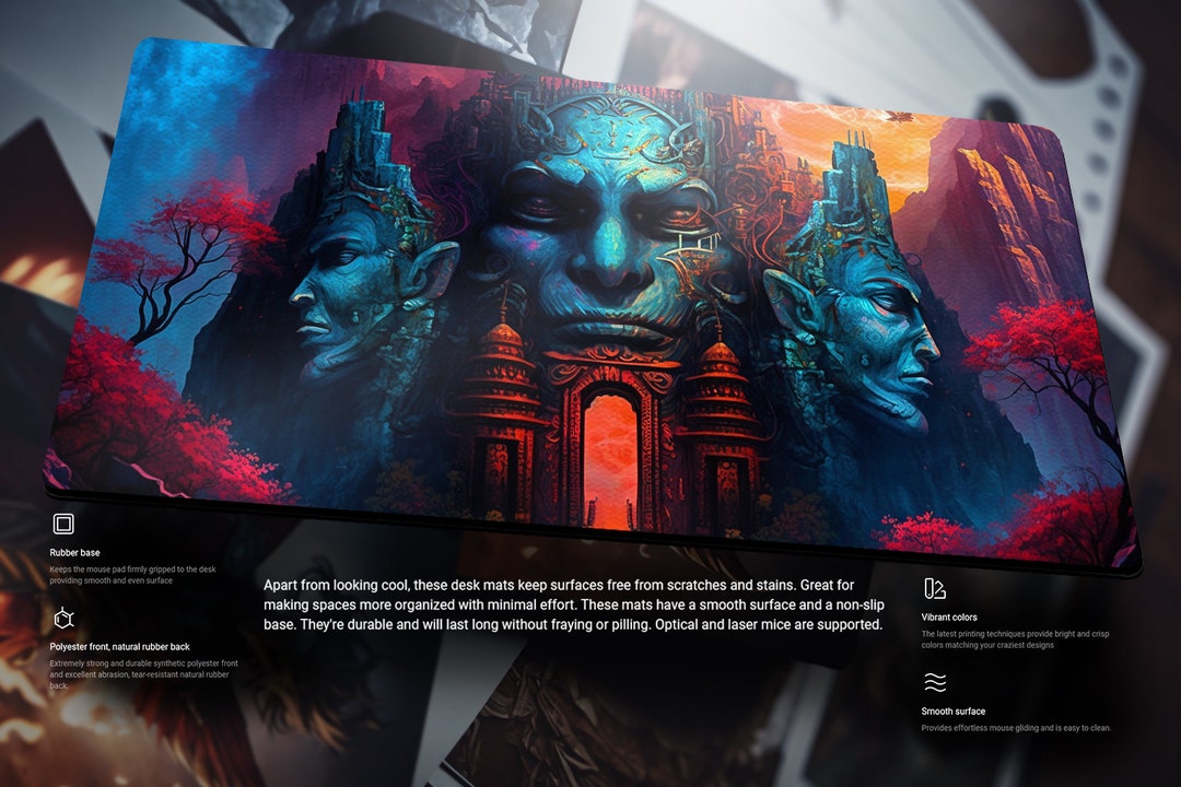 Dnd Artificer Playmat Shrine Playmat Magic Zone Playmat Large Desk Mat ...