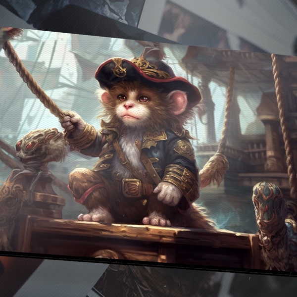 Monkey Pirate - Etsy