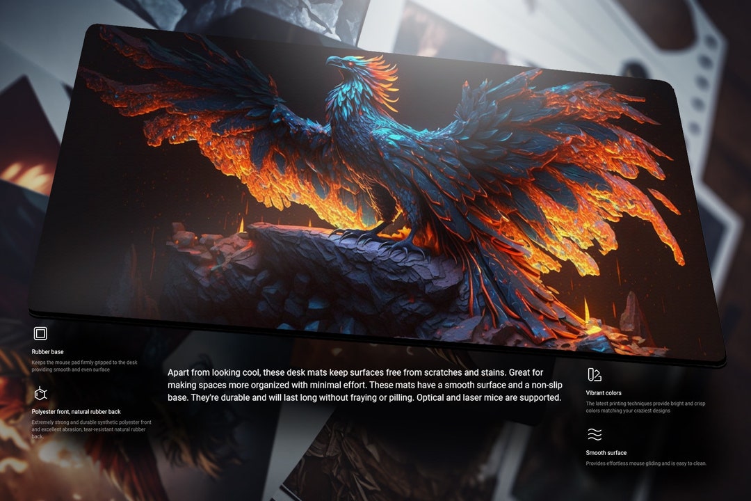 Phoenix Firebird Playmat Rekindling Phoenix Playmat Akoum Firebird ...