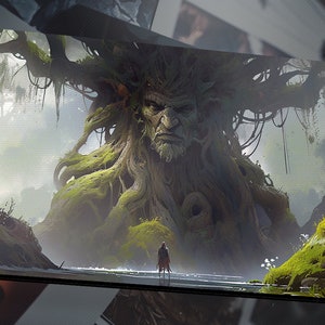 Commander Treefolk Playmat/colfnor the Last Yew/treebeard Gracious Host ...