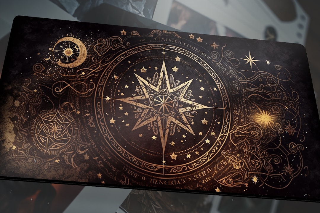 Celestial Magic Desk Mat MTG Card Playmat Guided by the Stars Magic ...
