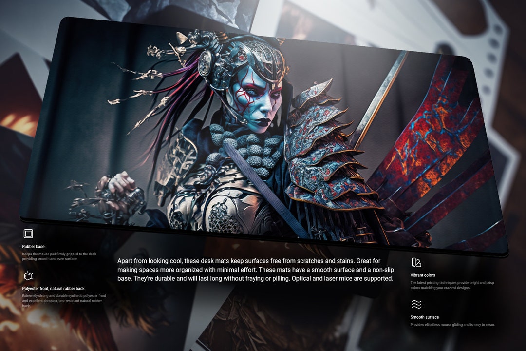 Tigers Shadow Ninja Assassin Premium Playmat/magic Zone Playmat ...