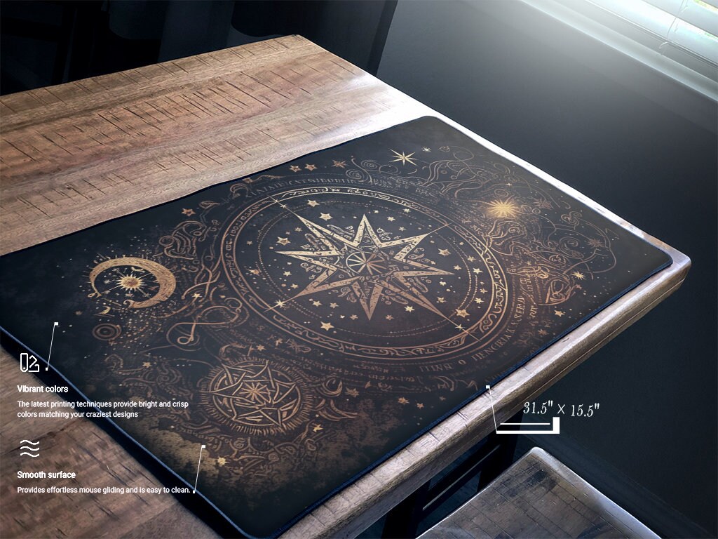 Celestial Magic Desk Mat MTG Card Playmat Guided by the Stars Magic ...