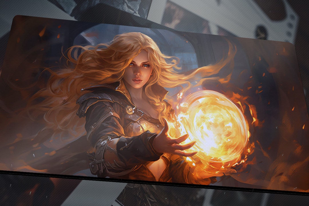 Chandra Torch of Defiance Legendary Planeswalker Fan Art Gaming Mat ...