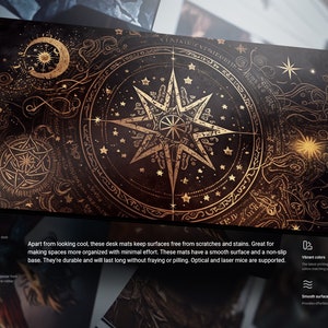 Celestial Magic Desk Mat MTG Card Playmat Guided by the Stars Magic ...