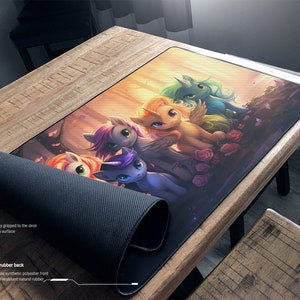 Unicorn Pony Gaming Mat Deskmat Cute Gaming Playmat Lorcana MTG Mat ...