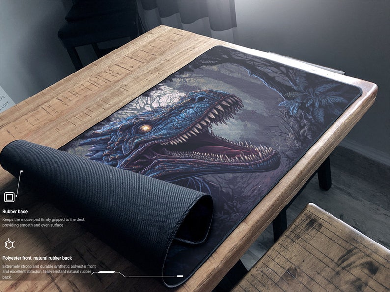 Indominus Rex MTG Secret Lair Ixalan Dinosaur Playmat/magic Zone ...