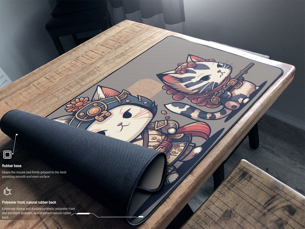 Paladin Cat Playmat/ranger Cat/mirri Magic Playmat/fighter Cat - Etsy