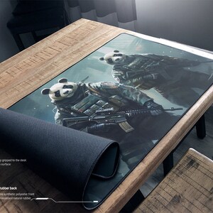 Tactical Panda Special Forces Gaming Mat Special Ops Panda Desk Mat ...