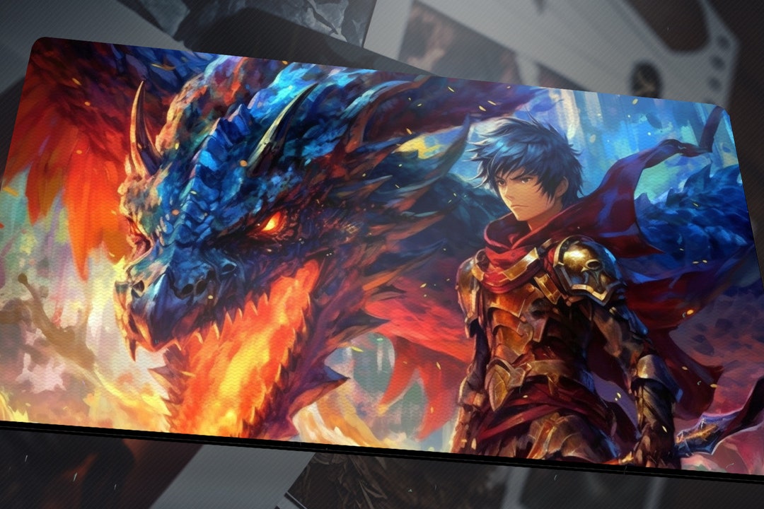 Commander Hidden Dragon Slayer Gaming Mat/aftermath Paladin Playmat ...