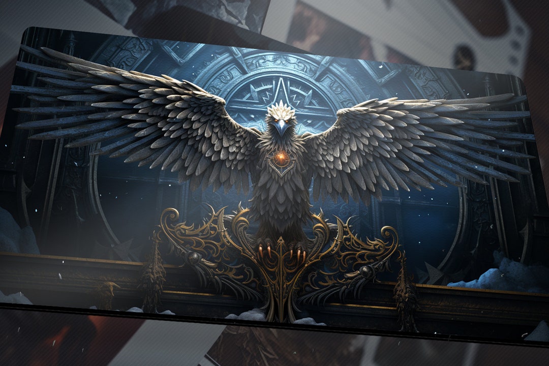 Phoenix Gaming Deskmat Playmat Hawk Gaming Desk Mat Creature Bird MTG ...