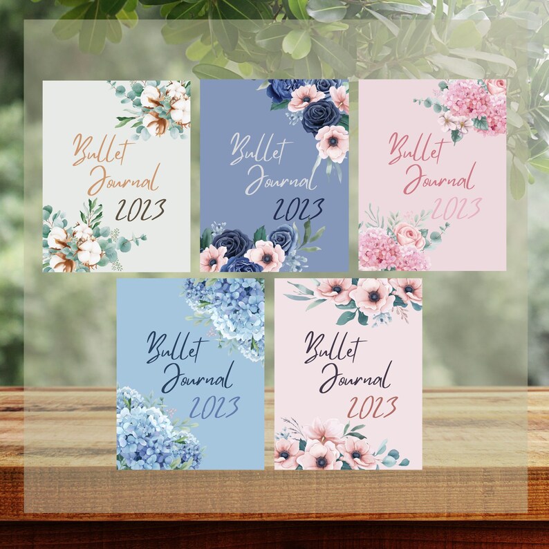 Printable Bullet Journal Bundle 2023 Bullet Journal Template - Etsy