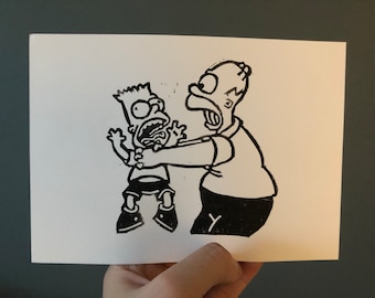 Simpsons Wood Decor - Etsy