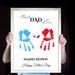 Fathers Day Handprint Craft Printable Personalized Gift for Dad DIY ...