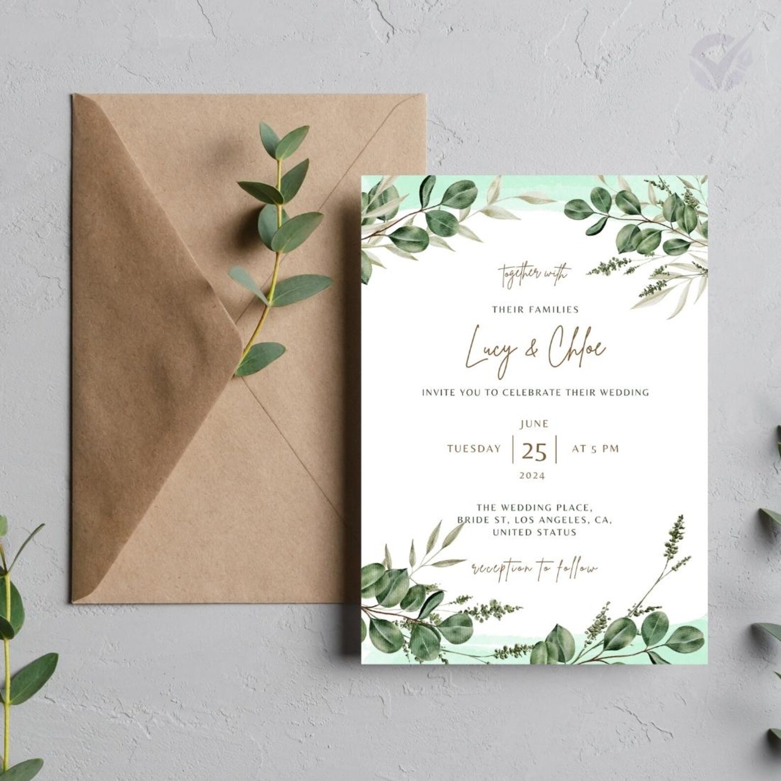 Canva Wedding Invitations Elegant & Editable 3-in-1 Wedding Invitation ...