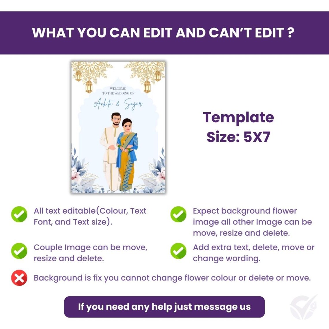 Editable Wedding Invitation Card in Marathi Customizable Canva ...