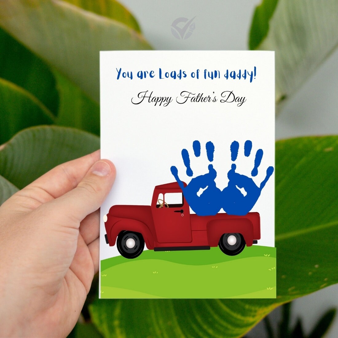 Fathers Day Handprint Craft Printable DIY Gifts Personalized Handprint ...