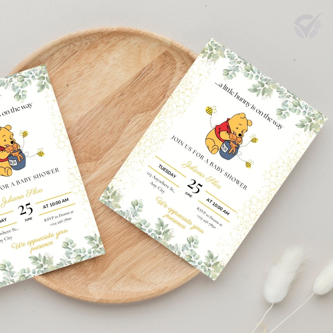 Buy Sweet Tokens of Joy Winnie the Pooh Baby Shower Favors Cake ...