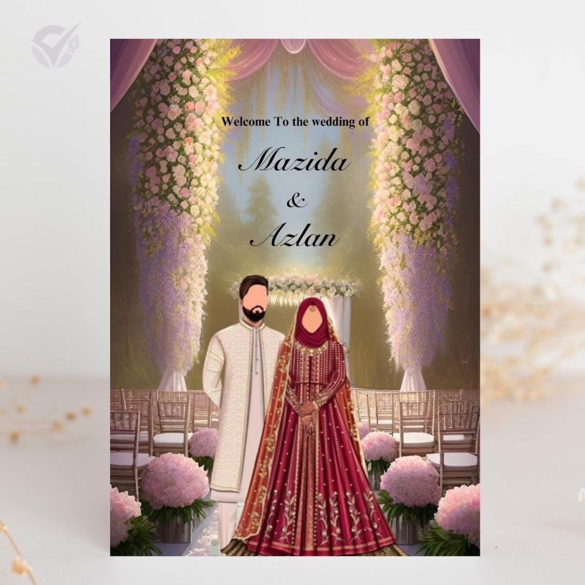 Editable Muslim Wedding Invitation Muslim Wedding Invitation Cards ...