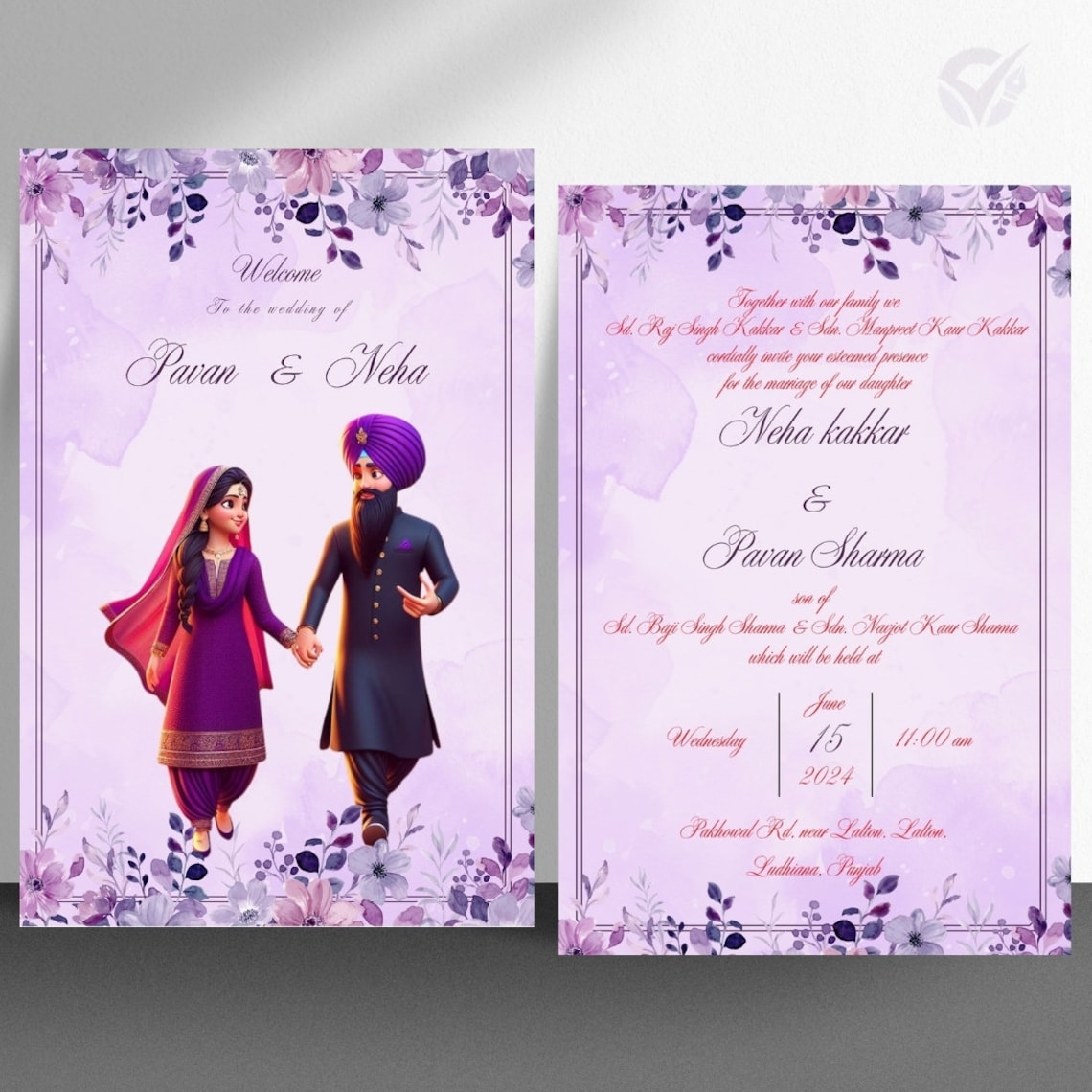 Sikh Marriage Invitation Wordings Indian Invitation Wording Sikh ...