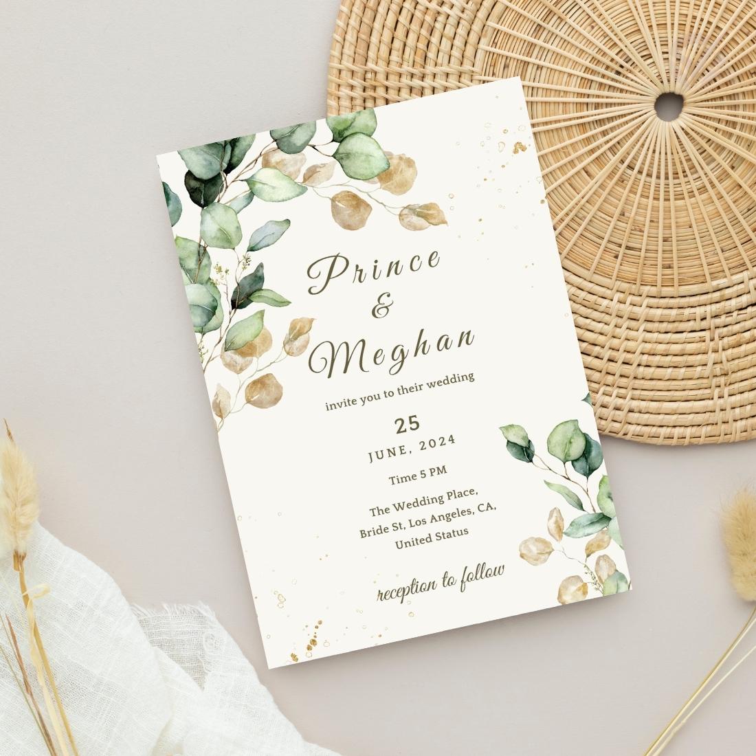 Canva Design Wedding Invitations Customizable 3-in-1 Invitation Suite ...