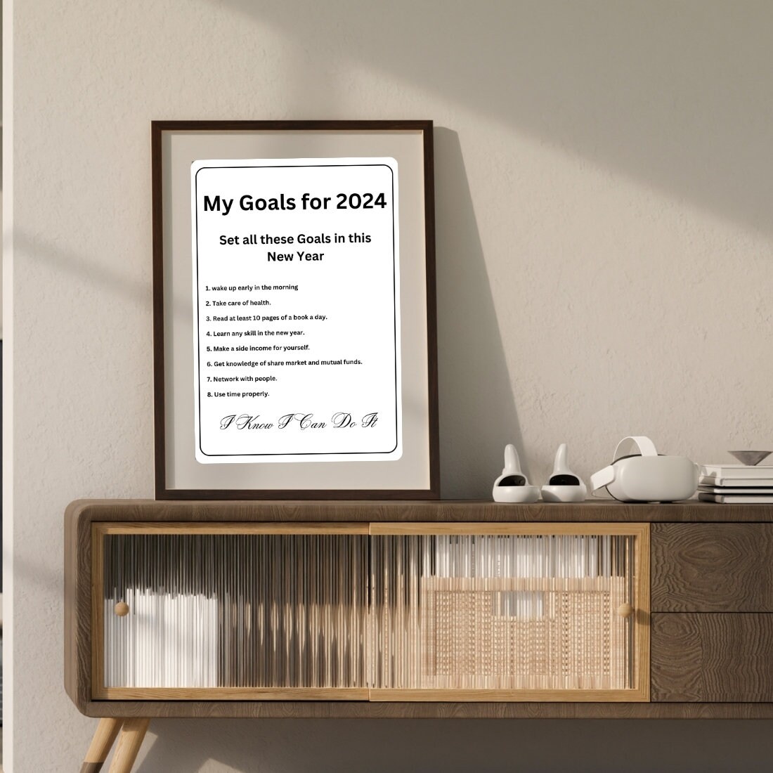 My New Year Goal Sheet 2024 English Version Printable Goal Sheet Goal ...