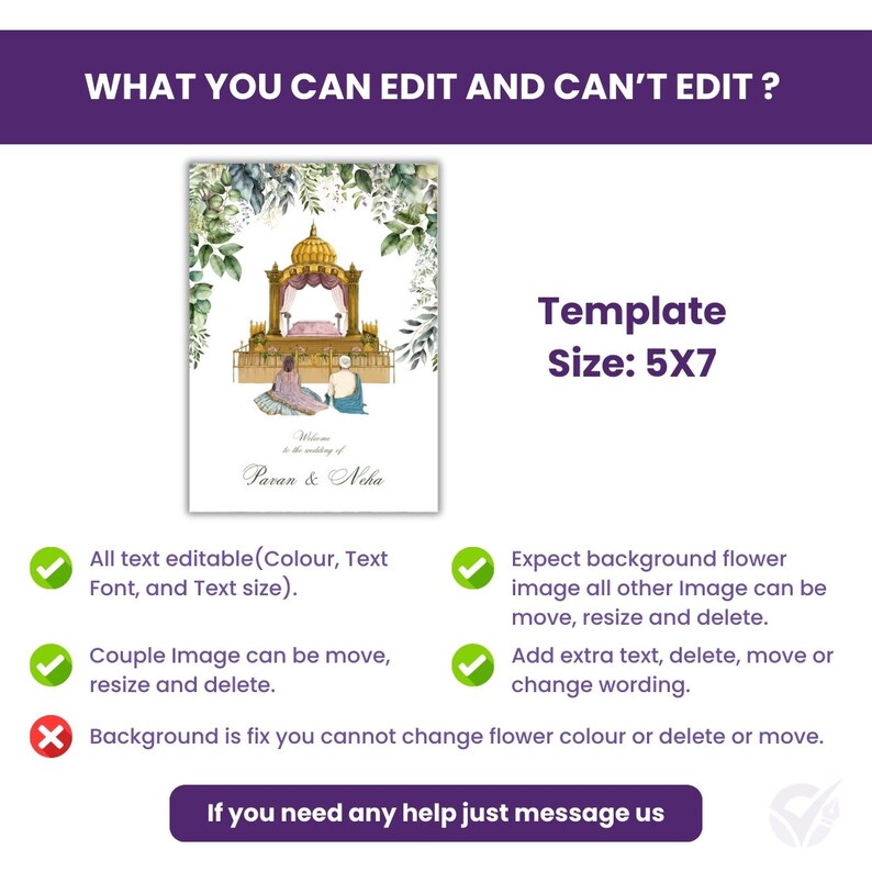 Sikh Akhand Path Invitation: Customizable Template (digital Download ...