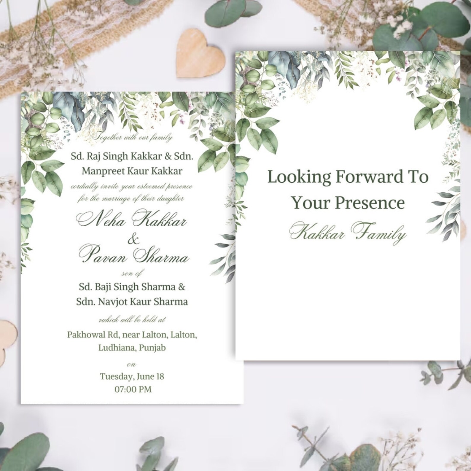 Sikh Akhand Path Invitation: Customizable Template (digital Download ...
