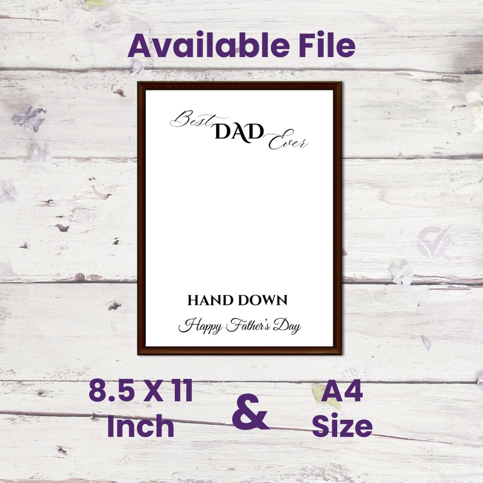 Fathers Day Handprint Craft Printable Personalized Gift for Dad DIY ...