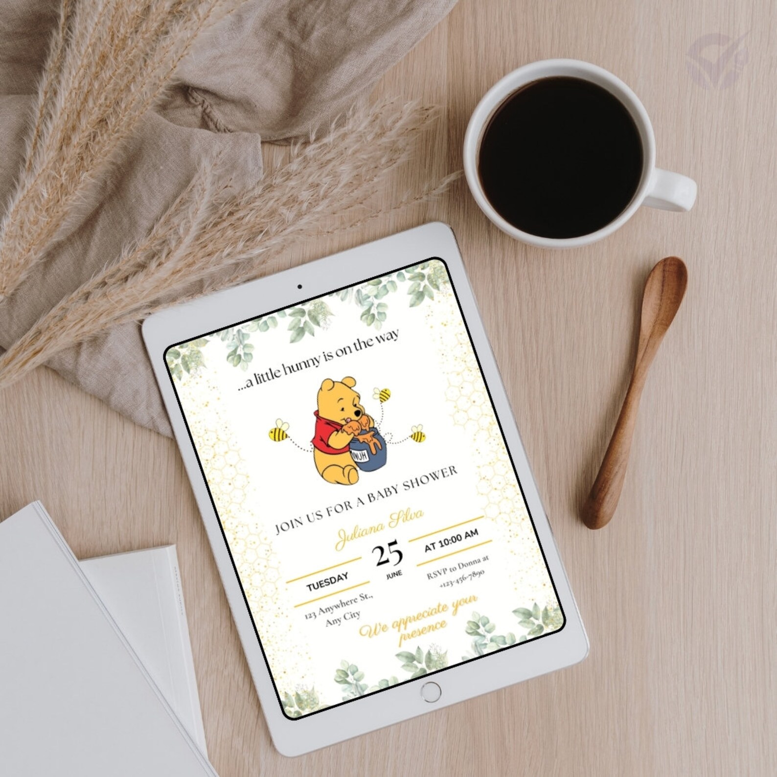 Buy Sweet Tokens of Joy Winnie the Pooh Baby Shower Favors Cake ...