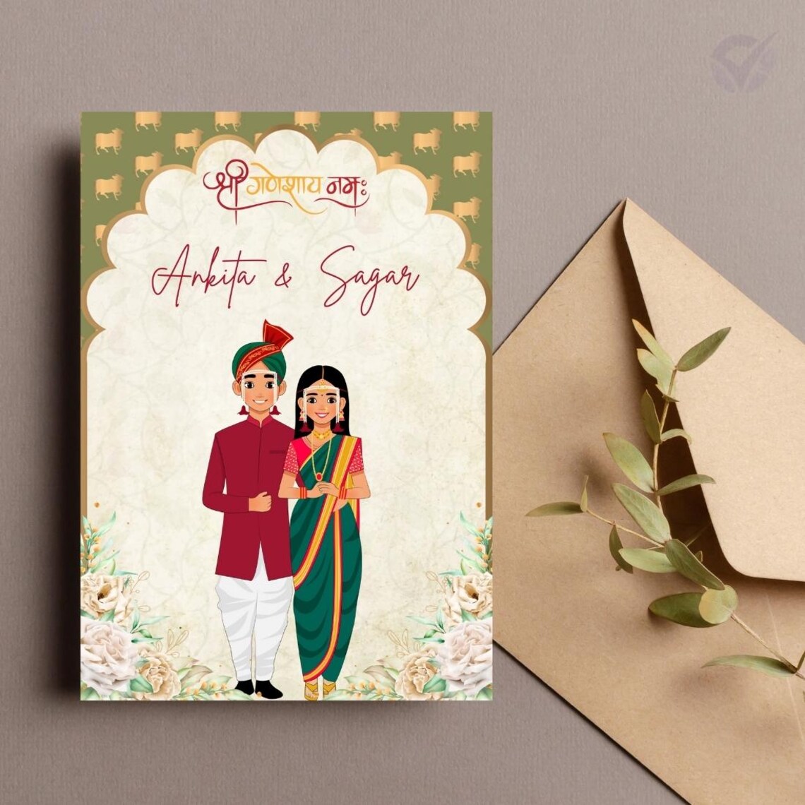 Editable Marathi Wedding Invitation Wording Customizable Canva ...