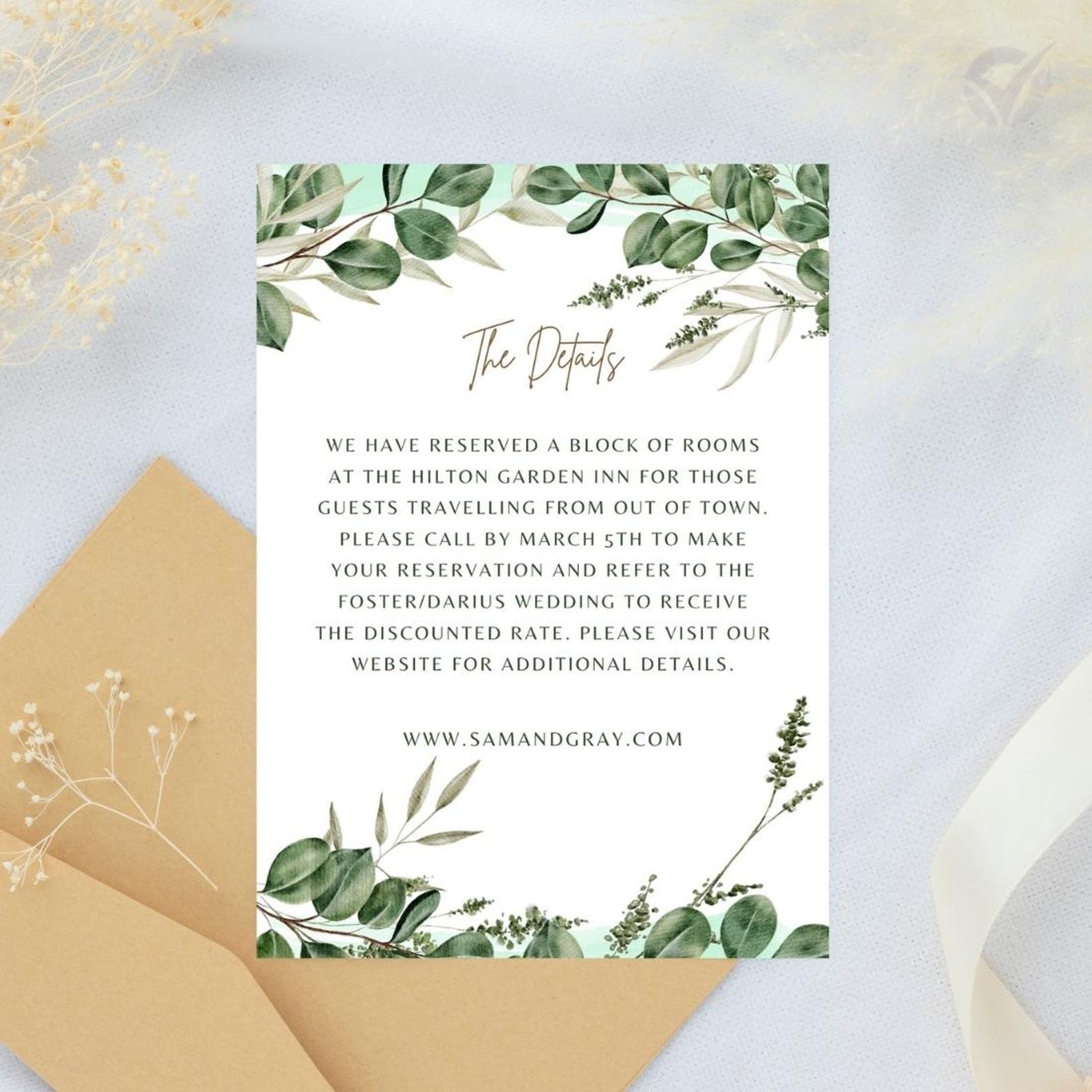 Canva Wedding Invitations Elegant & Editable 3-in-1 Wedding Invitation ...