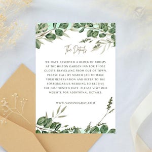 Canva Wedding Invitations Elegant & Editable 3-in-1 Wedding Invitation ...