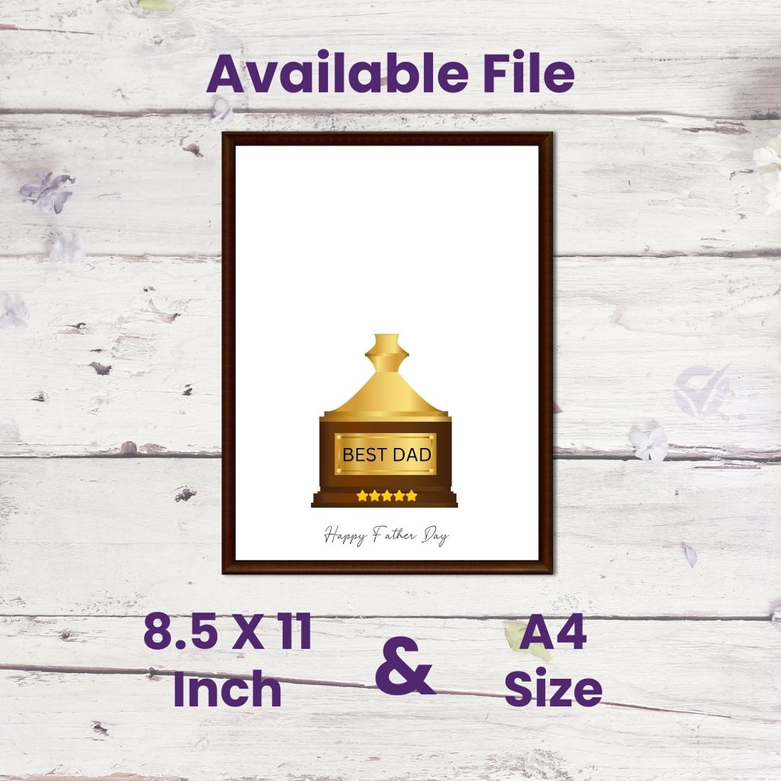 Best Fathers Day Handprint Trophy Gifts Heartfelt Creations for Dad ...