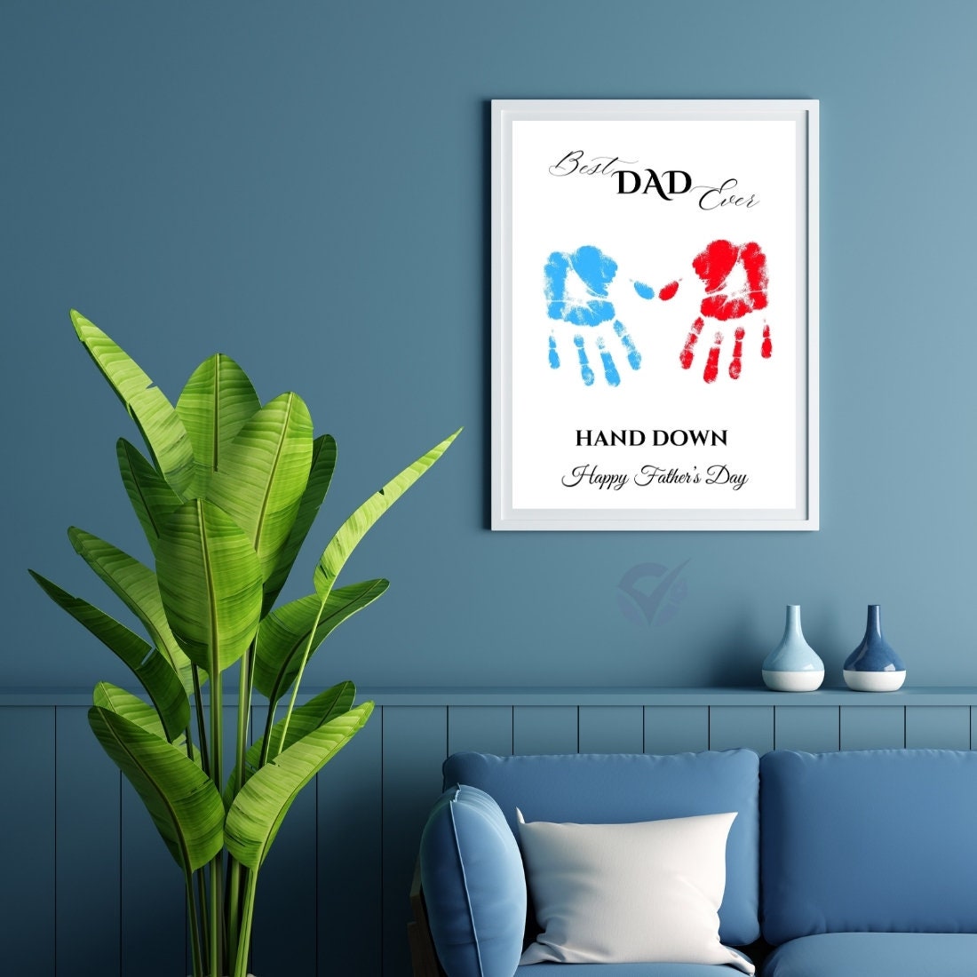 Fathers Day Handprint Craft Printable Personalized Gift for Dad DIY ...