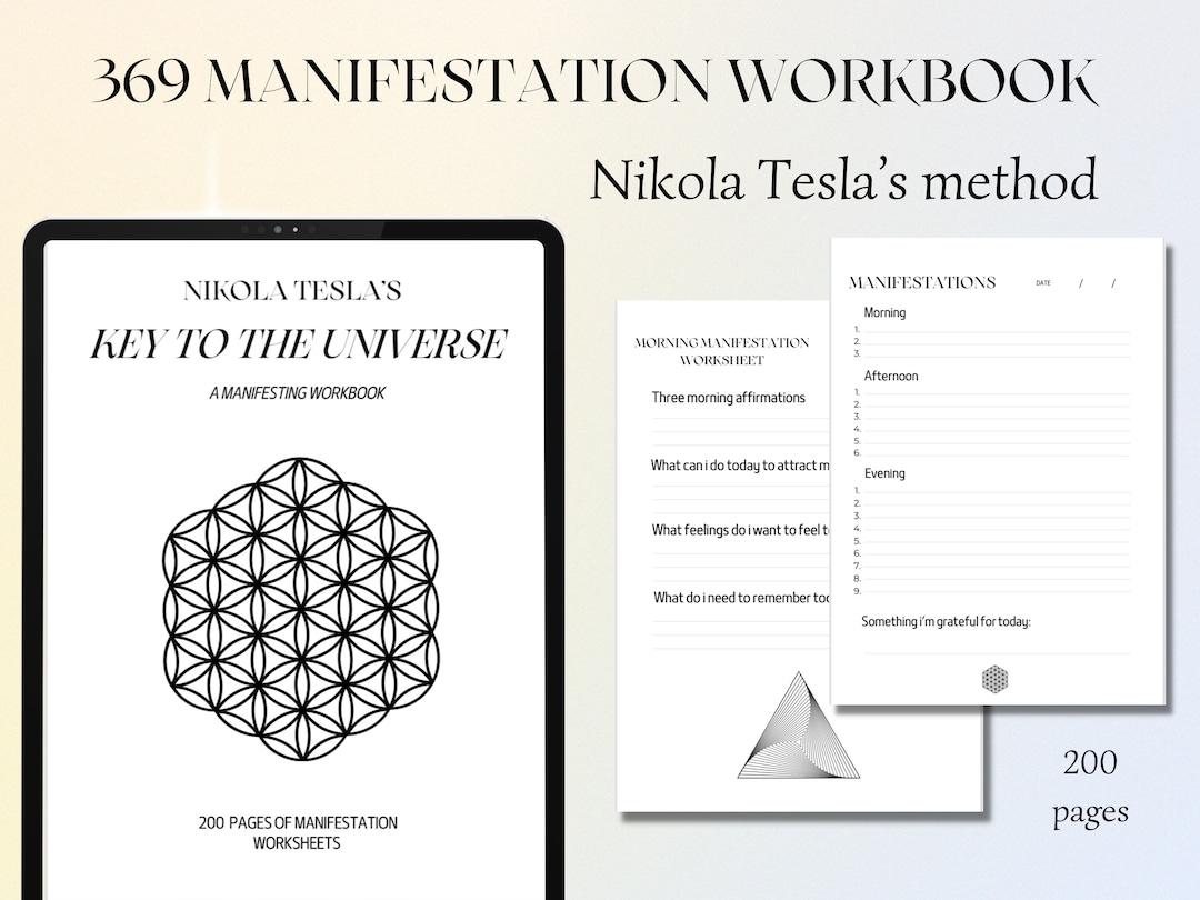 The Key to the Universe Nikola Tesla Inspired Manifestation Workbook ...
