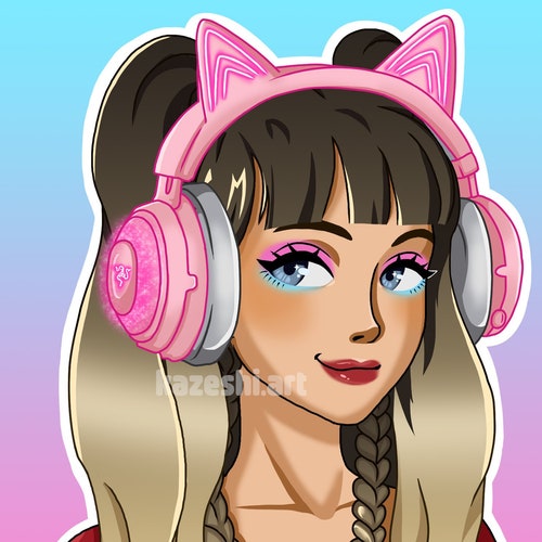 Custom Reactive Pngtuber Vtuber for Twitch Youtube Discord - Etsy