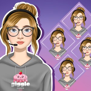 Custom Pngtuber Avatar for Twitch Streamers, Discord, Youtube, Tiktok ...