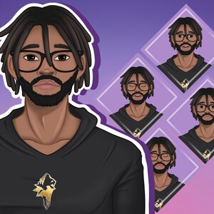 Custom Pngtuber Avatar for Twitch Streamers, Discord, Youtube, Tiktok ...